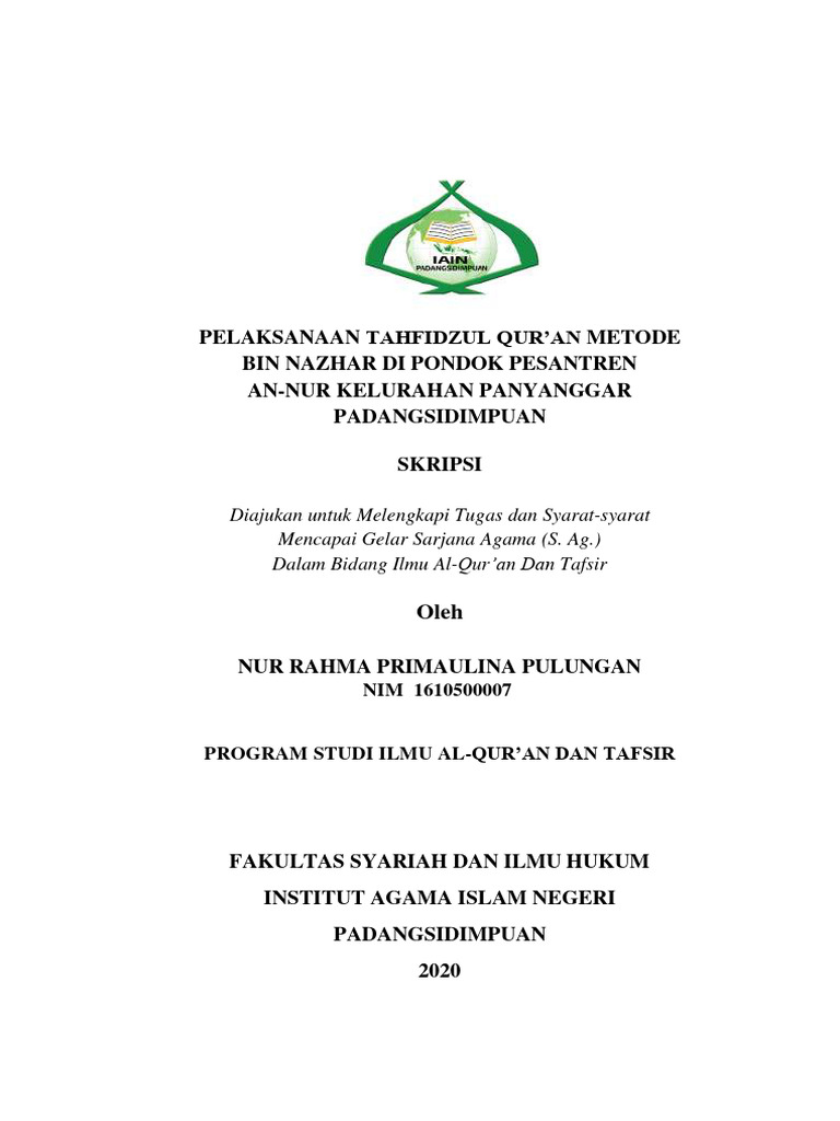 Metode Bin Nazhar | PDF | Kajian Bahasa Asing | Agama & Spiritualitas