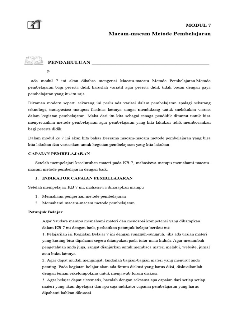 Modul Ajar 7 | PDF
