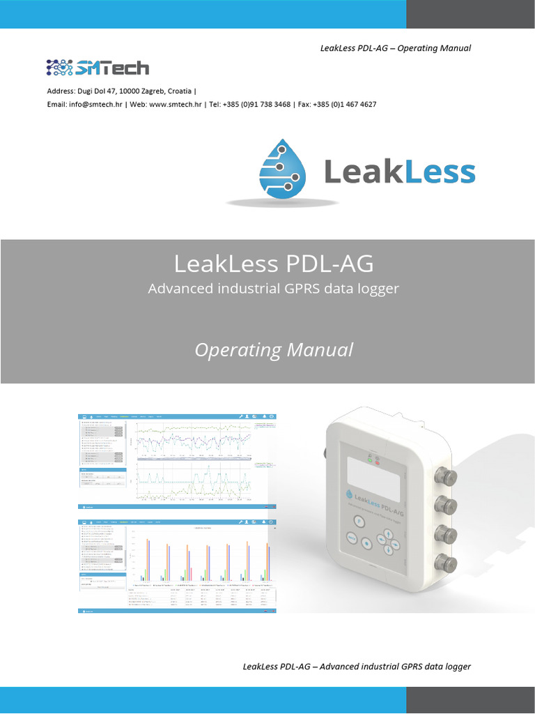 LeakLess PDL-AG - Operating Manual | PDF | Electrical Connector | Menu ...