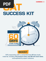 CAT 2025 Study Plan With Rodha | PDF