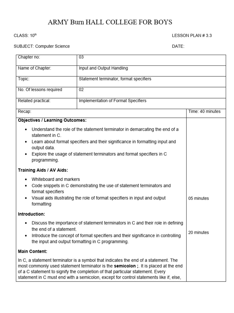 Cs Chapter 3 Plan 3 Pdf Computer Science Software Engineering 