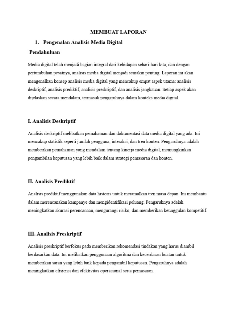 Membuat Laporan | PDF