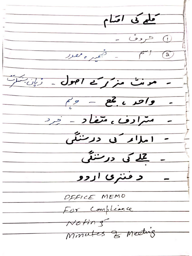 Sir Asad Urdu Screening | PDF