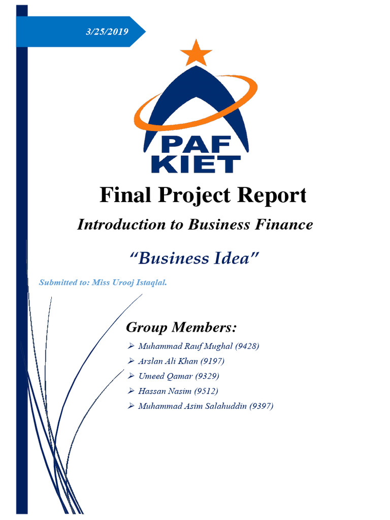 IBF - Final Project Report | Download Free PDF | Expense | Employment
