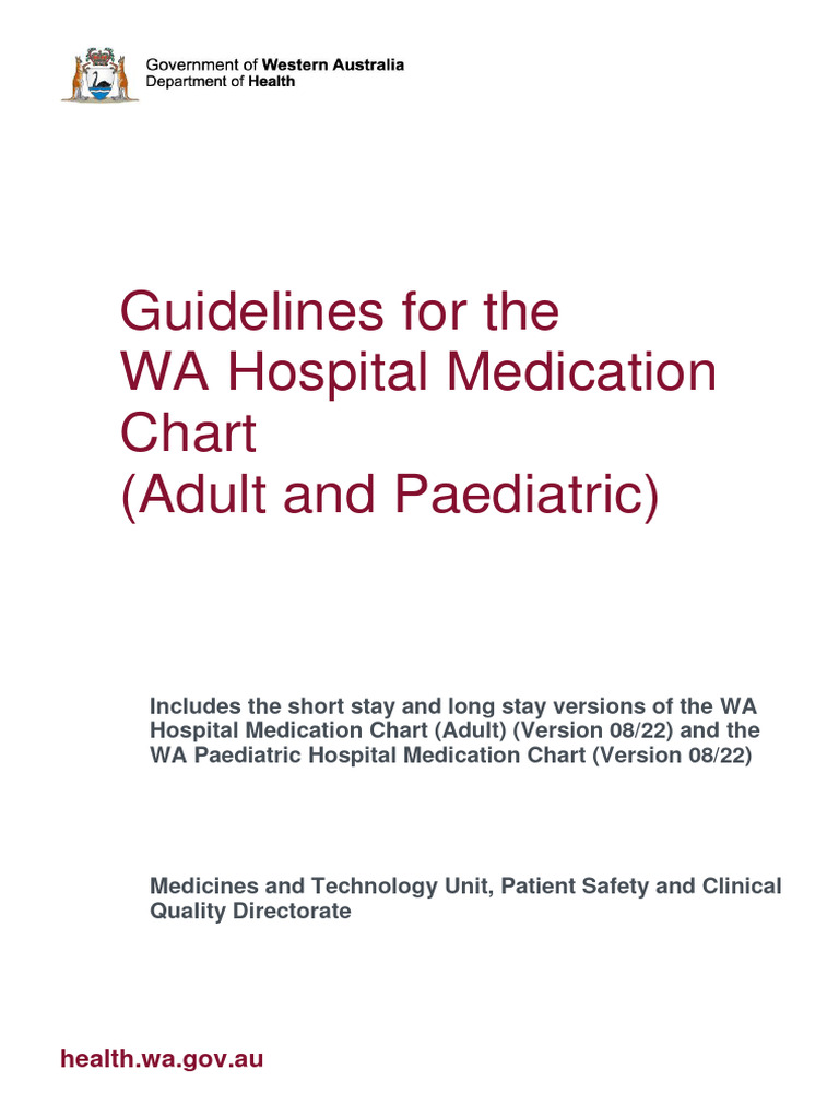 WA HMC User Guide | PDF | Medical Prescription | Prescription Drugs
