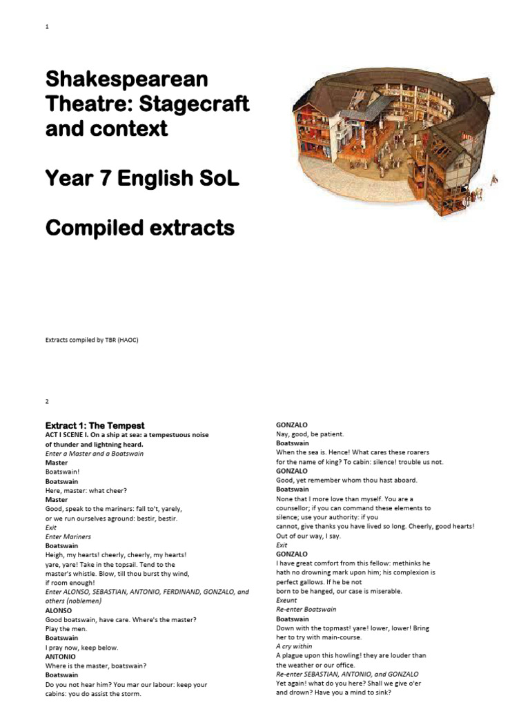 Compiled Extracts For Shakespearean Theatre TBR | PDF | Macbeth ...