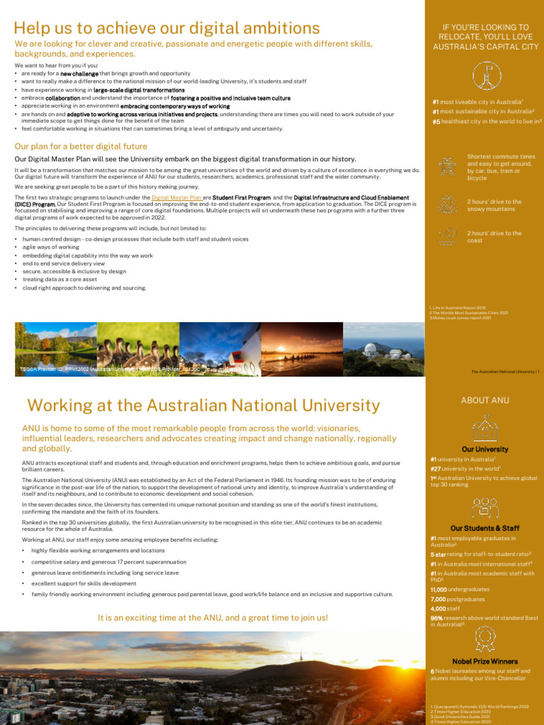 ANU - DICE Program | PDF | Economies