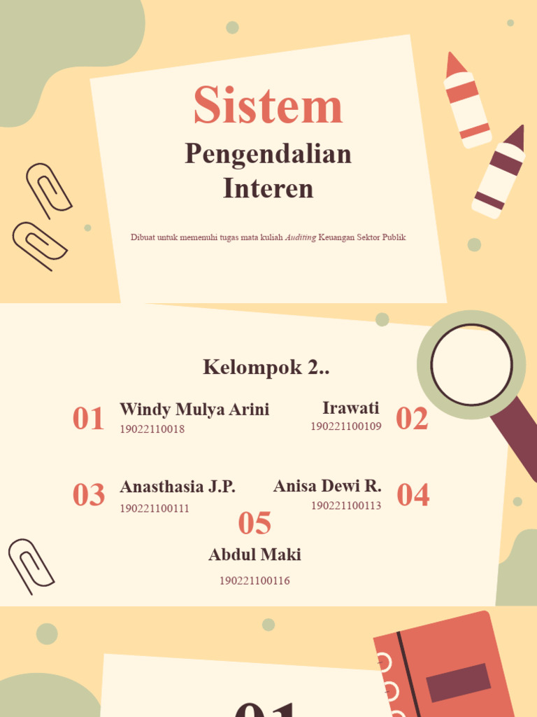 Kelompok 2 - Sistem Pengendalian Interen - AKSP (TM-05) | PDF