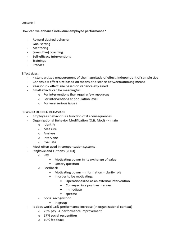 SV Lecture 4 | PDF | Goal | Goal Setting