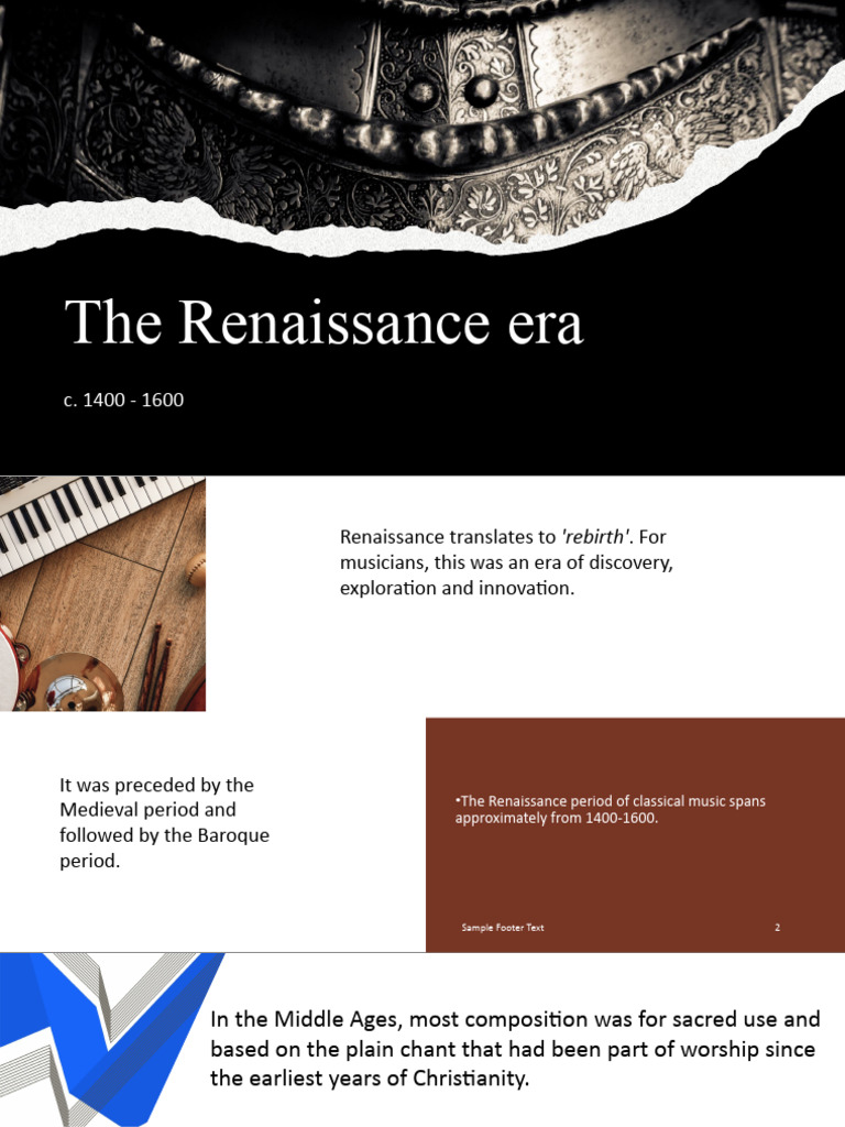 Overview of Renaissance Music (1400-1600) | PDF | Renaissance ...