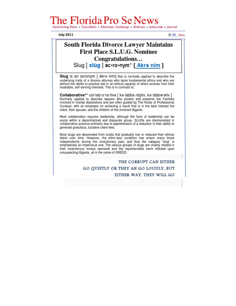 Definition of A Slug | PDF