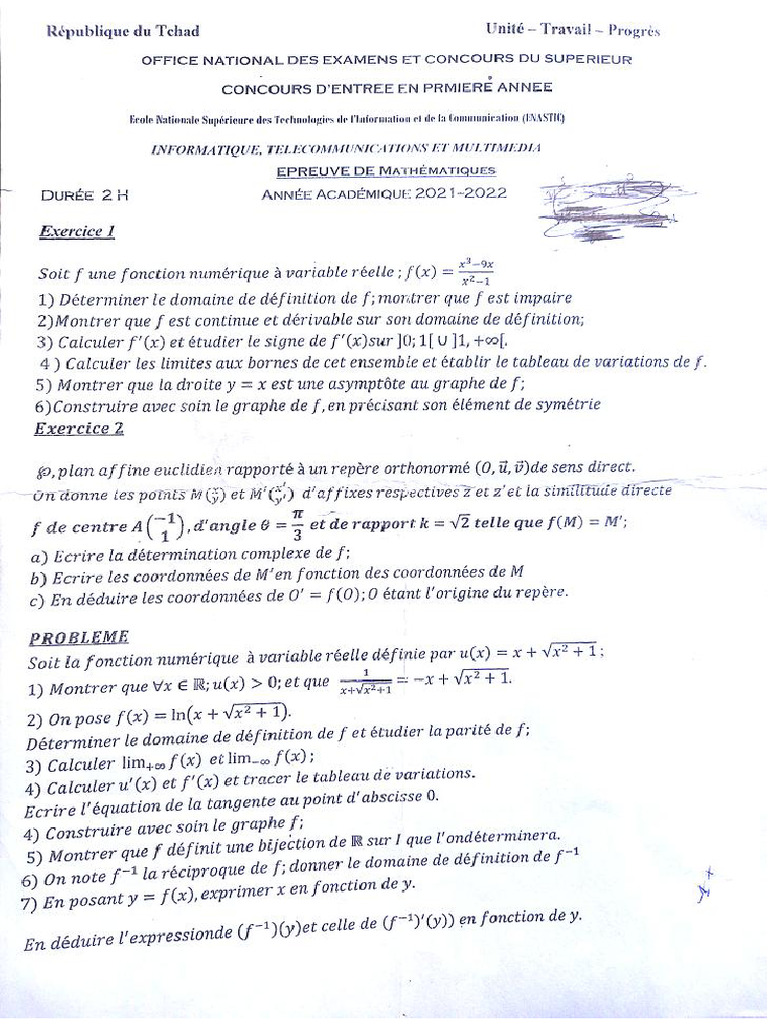 Math Concours | PDF
