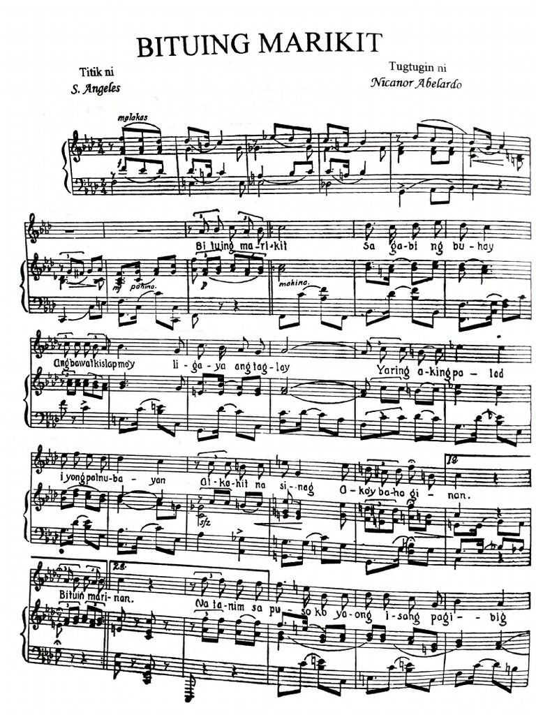 Bituing Marikit | PDF