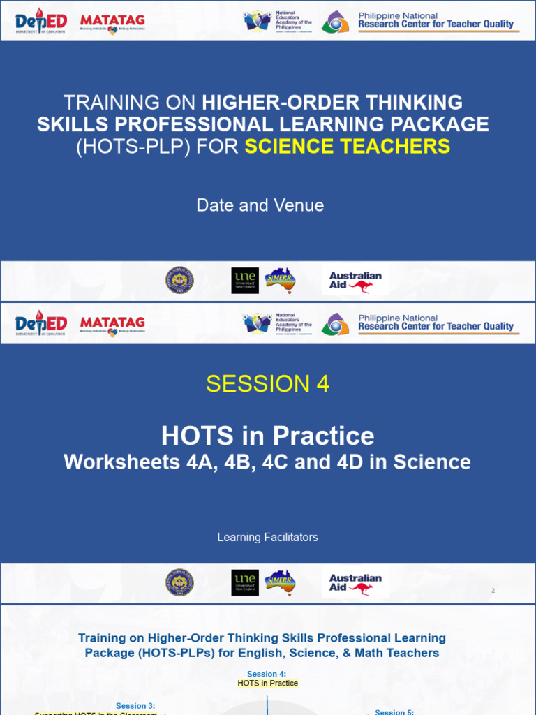 HOTS Training for Science Teachers | PDF | Chemical Compounds | Solubility
