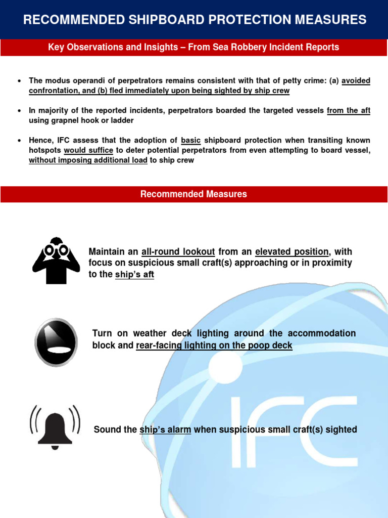Ship Protection Measures Against Theft | PDF