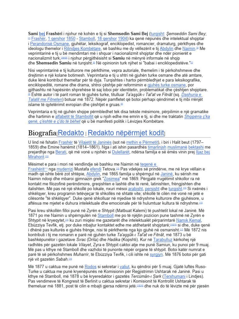 Sami Frasheri | PDF