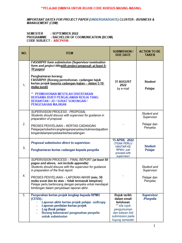 Annoucement Bcom 2020-2022 | PDF