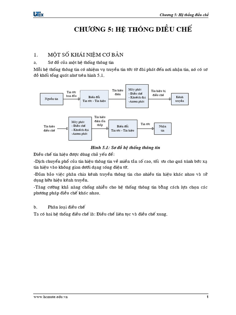 05 - Chuong 5 - He Thong Dieu Che - Ly Thuyet | PDF