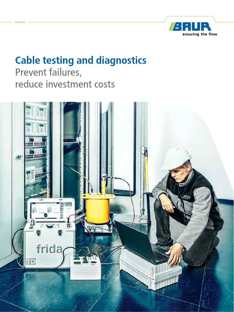 BR 821-045 BAUR Product Brochure Cable Testing Diagnostics EN | PDF ...