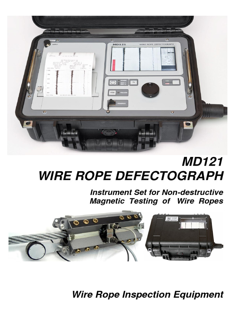 MD121 Wire Rope Inspection System | PDF | Rope | Wire