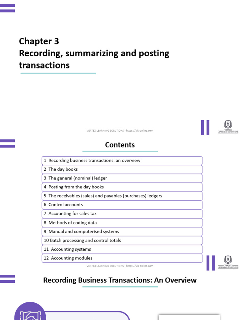 FA1 Chapter3 | PDF | Bookkeeping | Debits And Credits