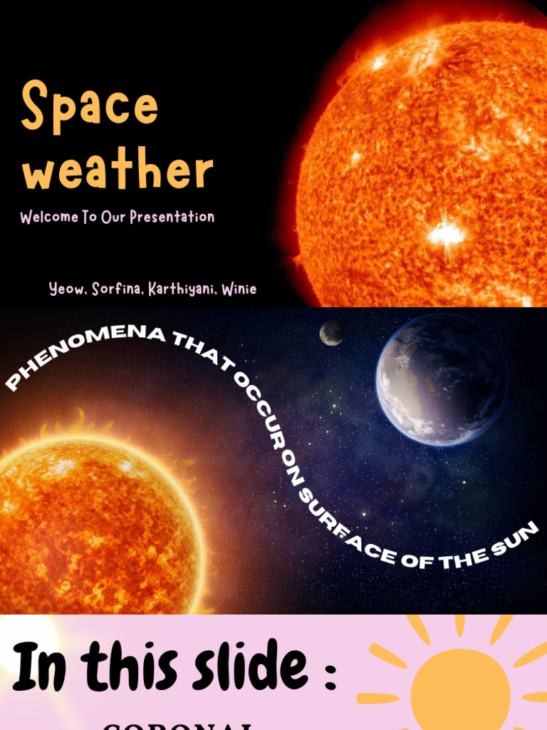Black Yellow and Purple Illustrated Space Science Lesson Presentation ...