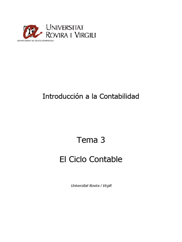 Tema 3 Contabilidad | PDF | Contabilidad | Estado financiero