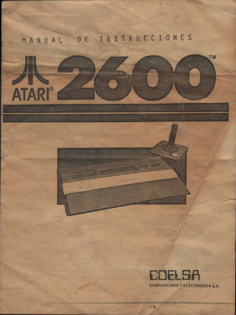 Atari 2600 Manual | PDF