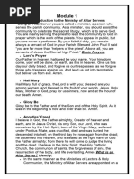 Liturgy For Graduation | PDF | Mass (Liturgy) | Eucharist