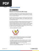 Armoiries de la RDC : Histoire et Signification | PDF