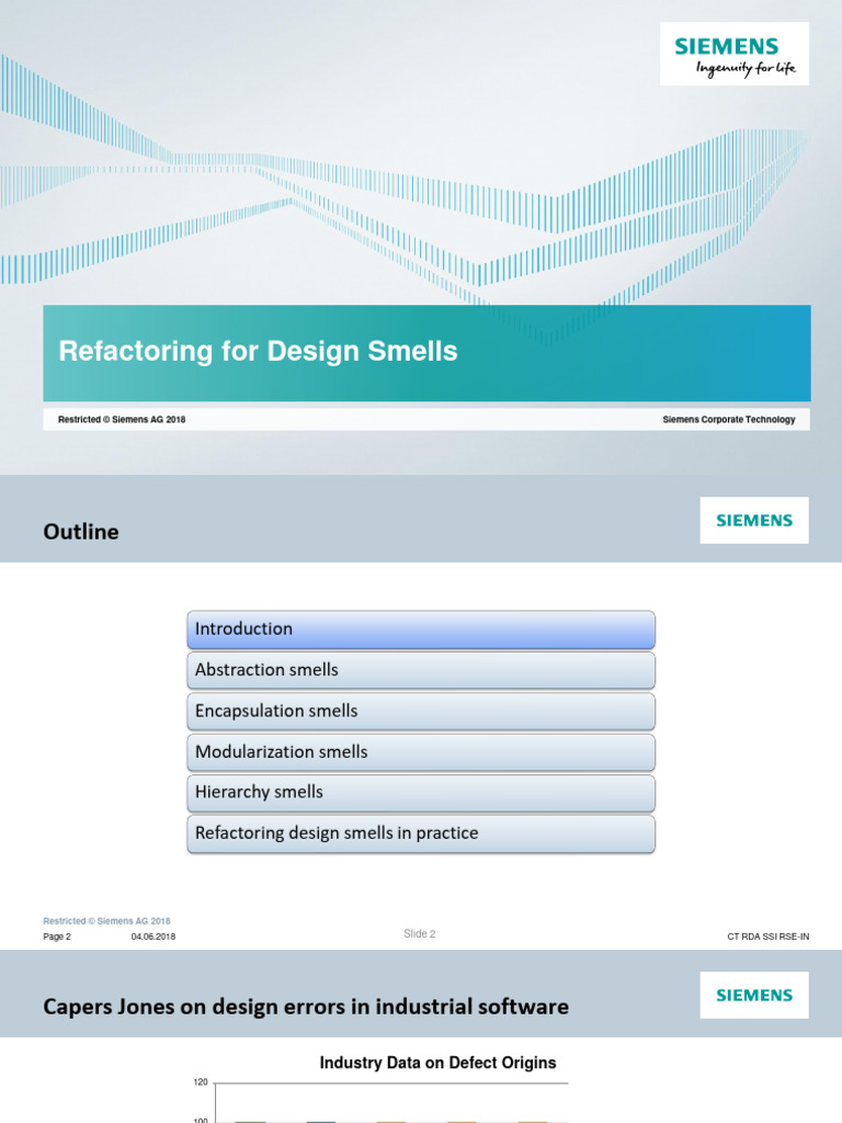Refactoring For DesignSmells 2021 | PDF | Class (Computer Programming) | Method (Computer ...