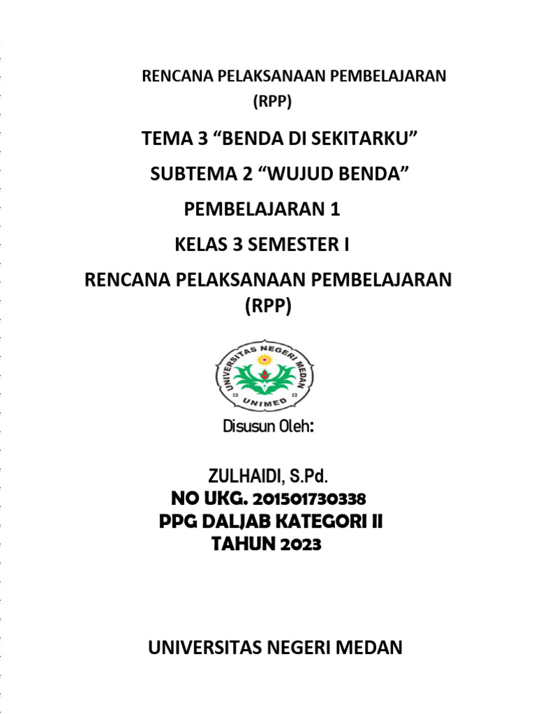 RPP Kls 3 Siklus 2 Pertemuan 1 | PDF | Karier & Perkembangan