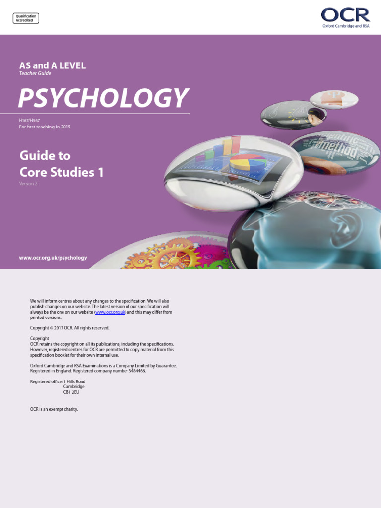 Guide To Core Studies | PDF | Obedience (Human Behavior) | Recall (Memory)