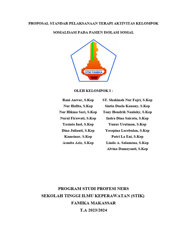 Tak Isos Kel. I | PDF