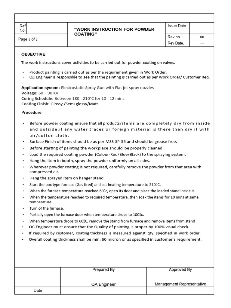 Powder Coating | PDF | Mechanical Engineering | Applied And Interdisciplinary Physics