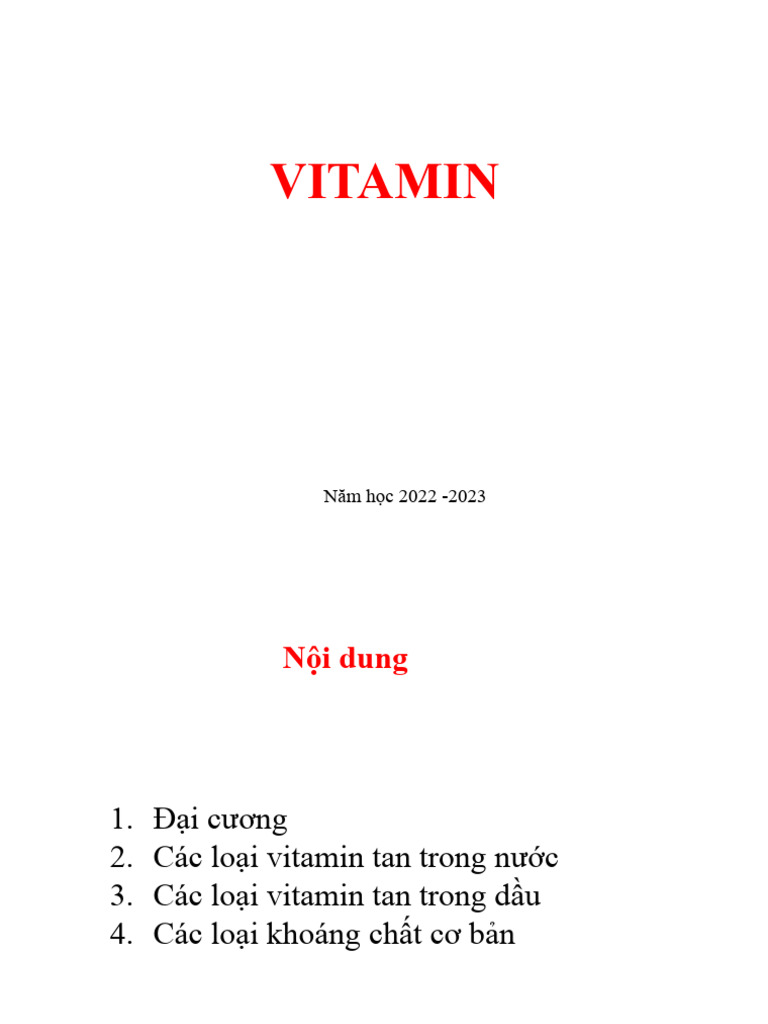 VITAMIN | PDF