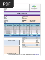 Cloth Bill Format 2 | PDF