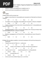 G3 Pang Ukol Activity Sheet | PDF