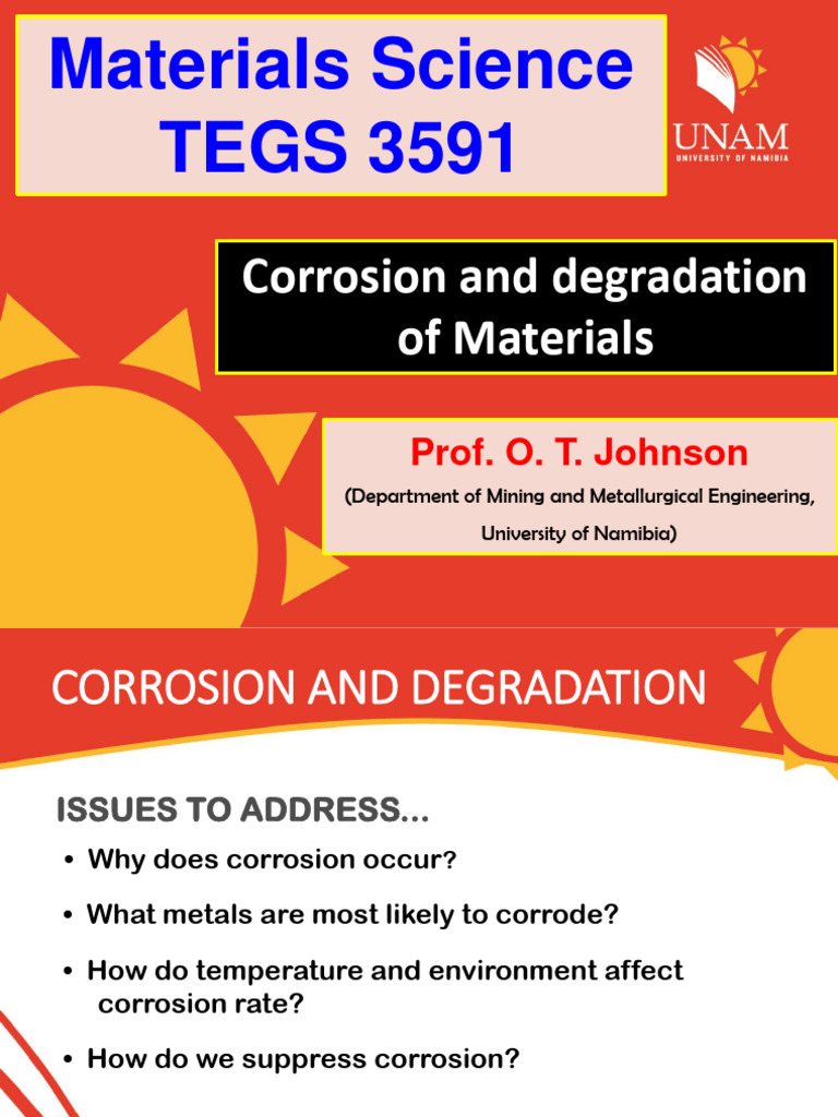 Lecture 08 - Corrosion and Degradation of Materials - 2020 | PDF ... Lecture 08 - Corrosion and Degradation of Materials - 2020 | PDF ...