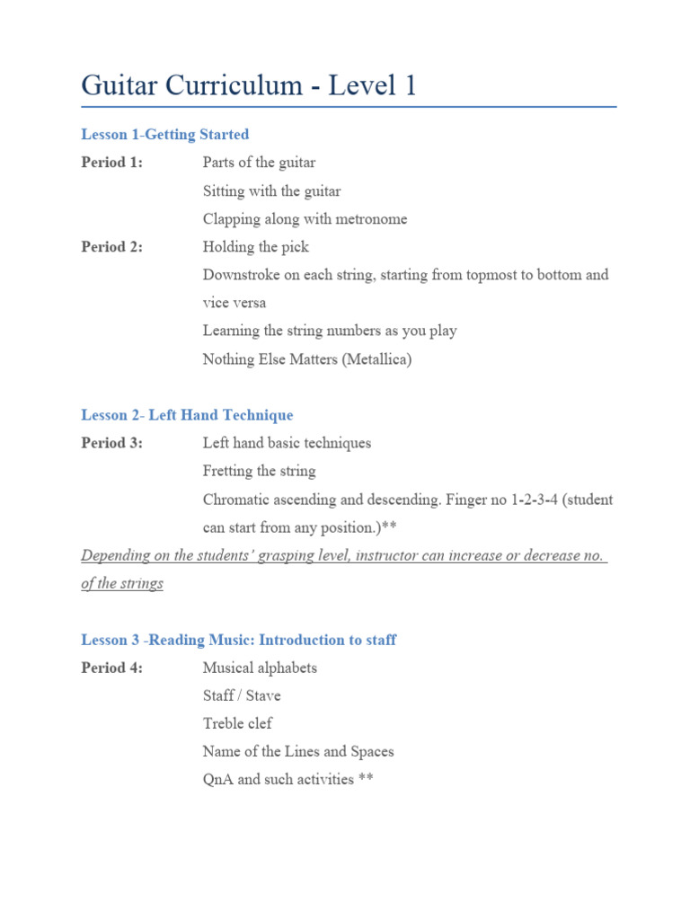 Torrins Guitar Level 1 | PDF | Guitars | Chord (Music)