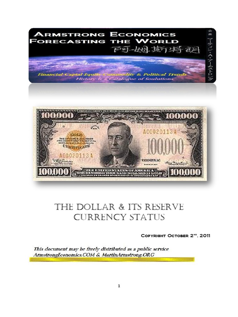 The Dollar & Its Reserve Currency Status | PDF | Bretton Woods System ...