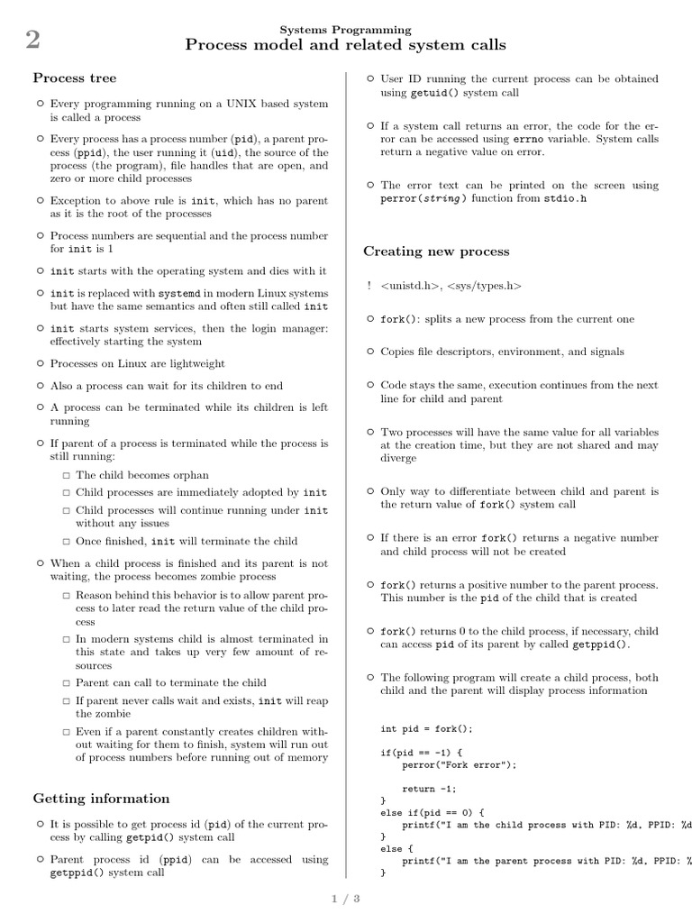 2 Systems Programming Pdf Computer Engineering Concurrency Computer Science