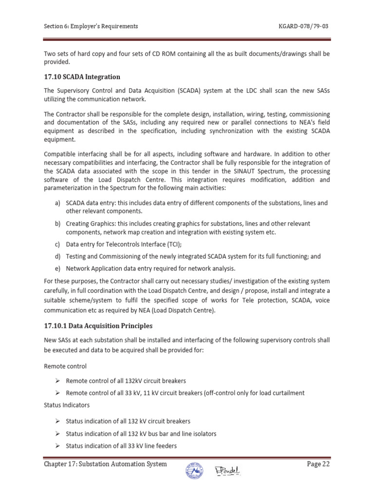 SAS Signal | PDF | Scada | Electrical Substation
