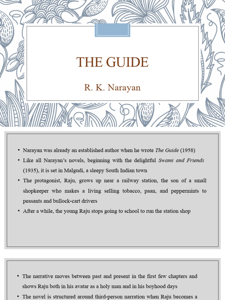 Narayan's The Guide Part One | PDF
