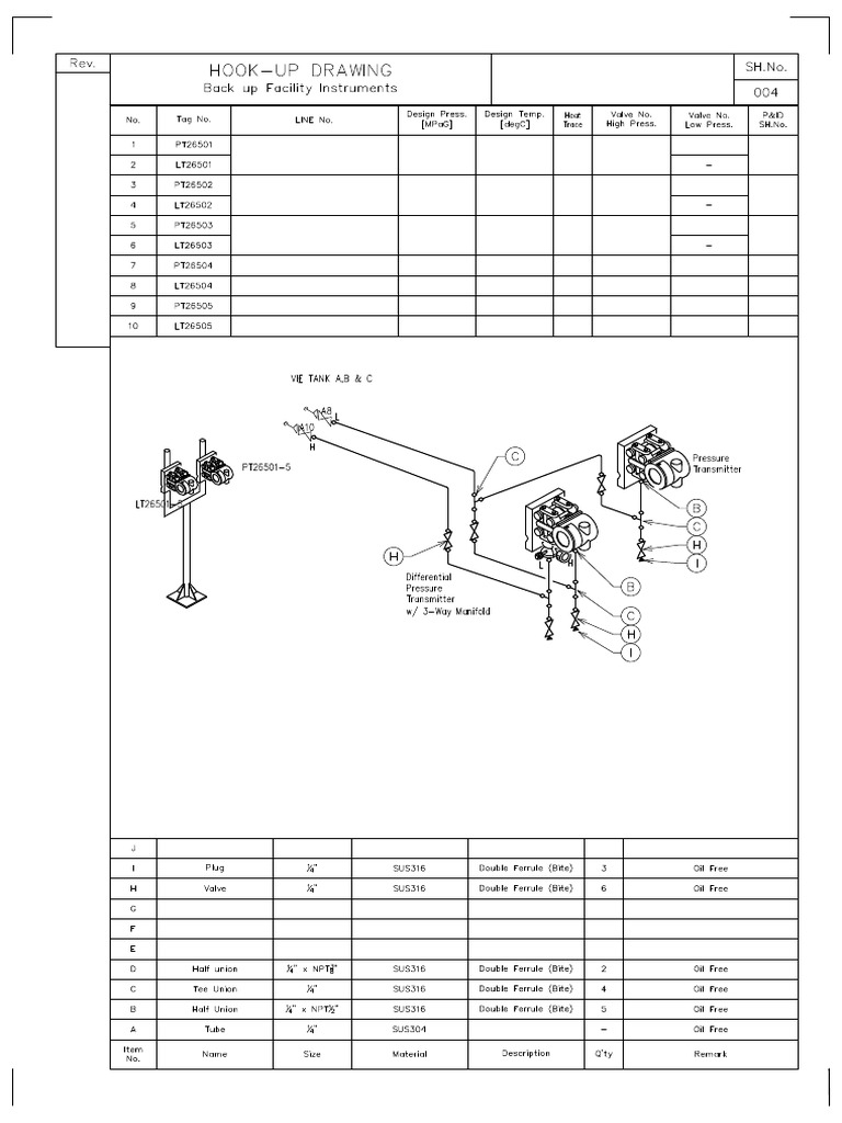 Hook Up Drawings 1 of 2 | PDF