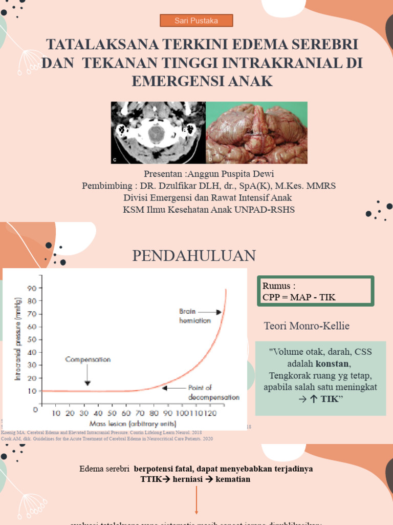 Tata Laksana Edema Serebri Dan Tekanan Tinggi Intrakranial Di Emergensi ...