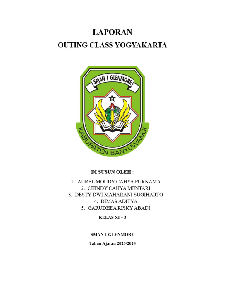 Laporan Outing Class Yogyakarta | PDF
