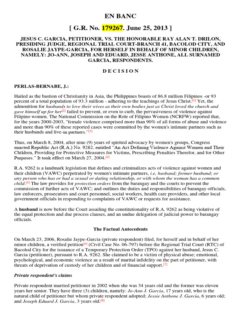 En Banc (G.R. No. 179267. June 25, 2013) : Perlas-Bernabe, J. | PDF ...