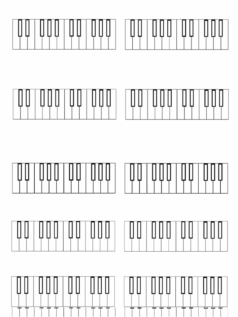 Blank Keyboard Chart | PDF