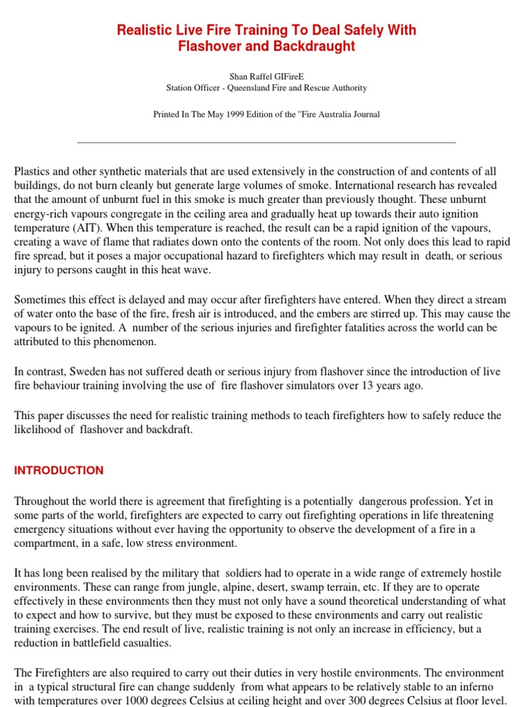 Flashover si backdraft | Firefighter | Firefighting